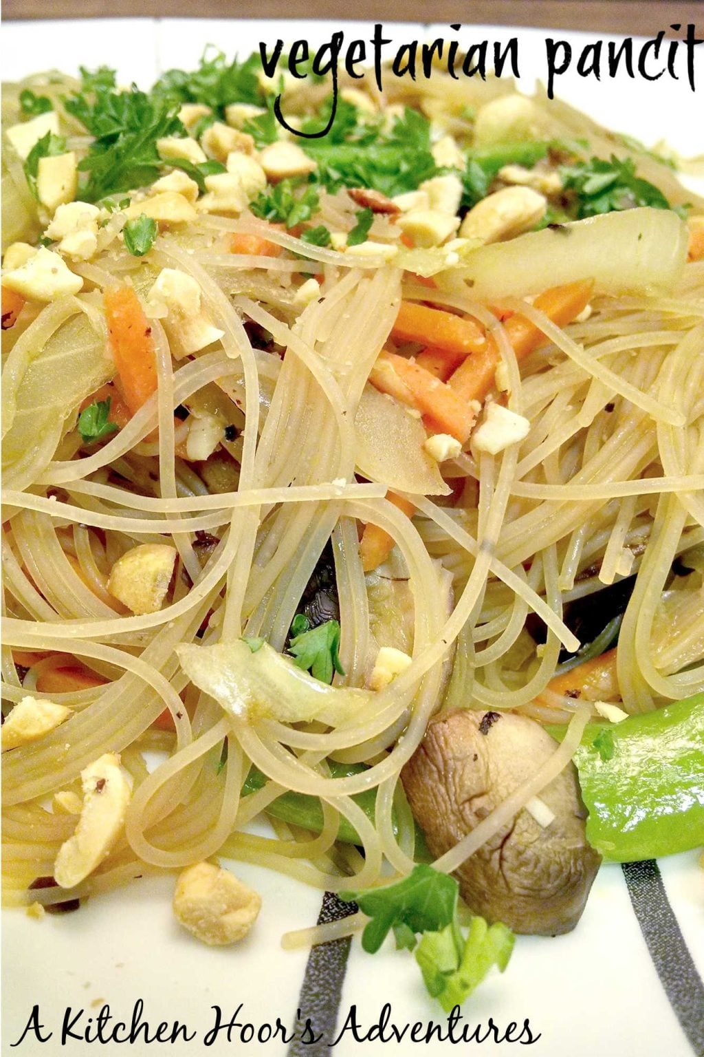 Vegetarian Pancit – Bring Gourmet to your Every Day - A Kitchen Hoor's ...